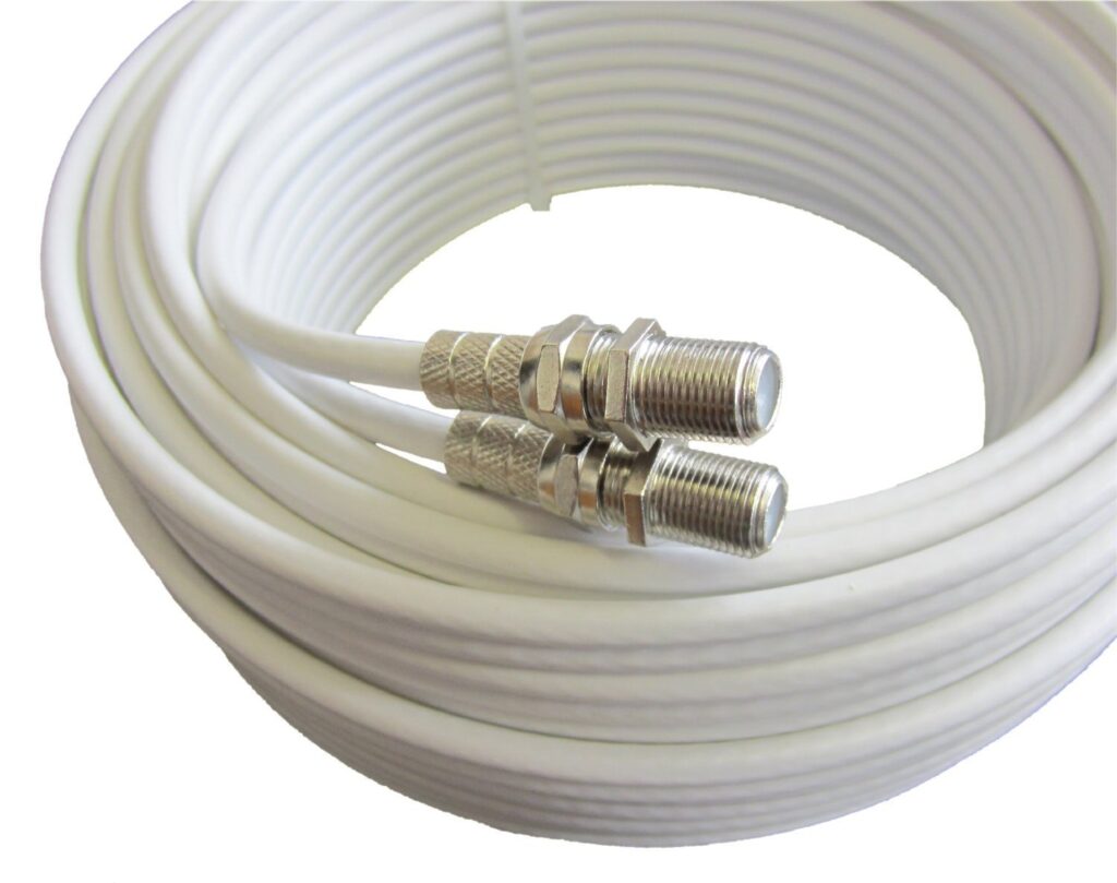 Sky Extension Cable Kit - Twin White - For HD / Sky Q / Sky Plus